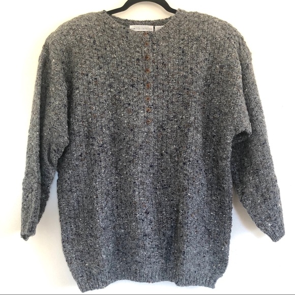 Express | Sweaters | Vintage Express Limited Large Crocheted Sweater ...